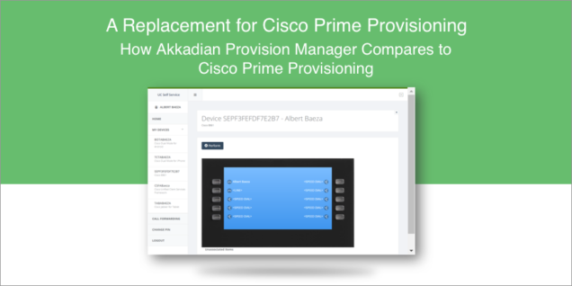 Cisco Prime Collaboration - A Cisco Prime Replacement - PCD